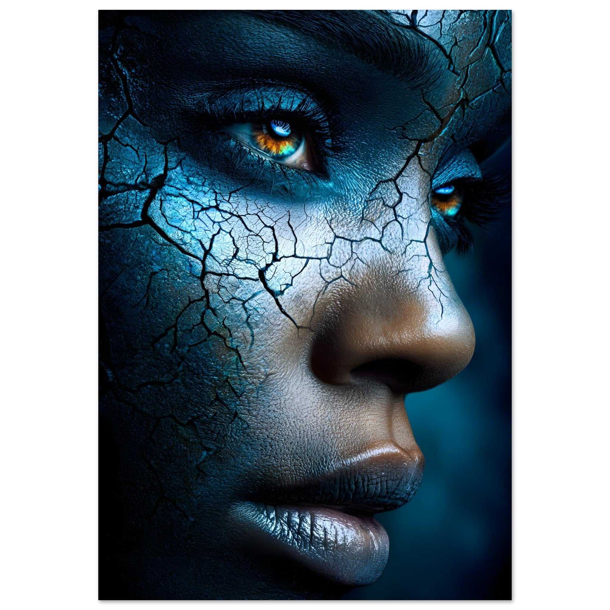 Resilient Fractures – Cracked Face Foam Board Wall Art – Artessie